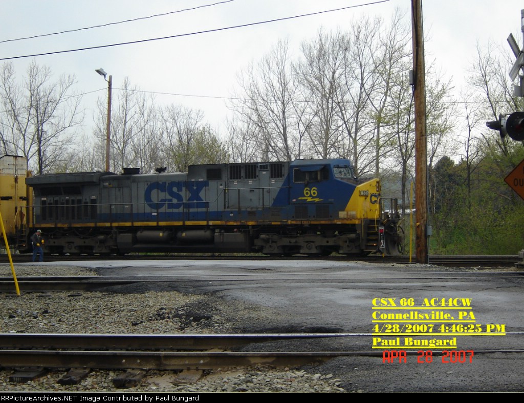 CSX 66 AC44CW April 28, 2007